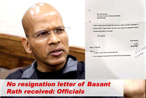 No resignation letter of Basant Rath received: Officials – Statetimes