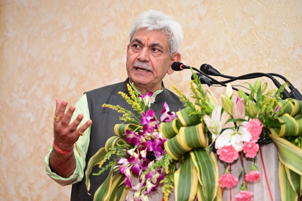 LG Manoj Sinha attends Back to Village programme at Garkhal border ...