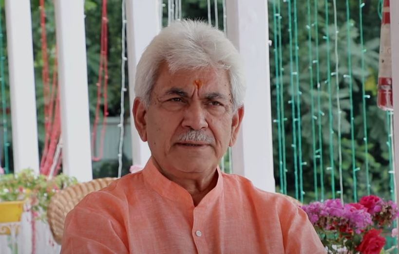 LG Manoj Sinha congratulates to eminent writers Veena Gupta, Farooq ...