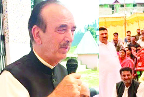 DPAP only party with developmental roadmap for J&K: Azad – Statetimes