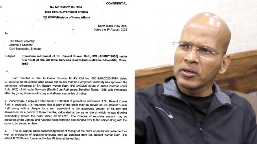 MHA orders premature retirement of IPS officer Basant Rath – Statetimes