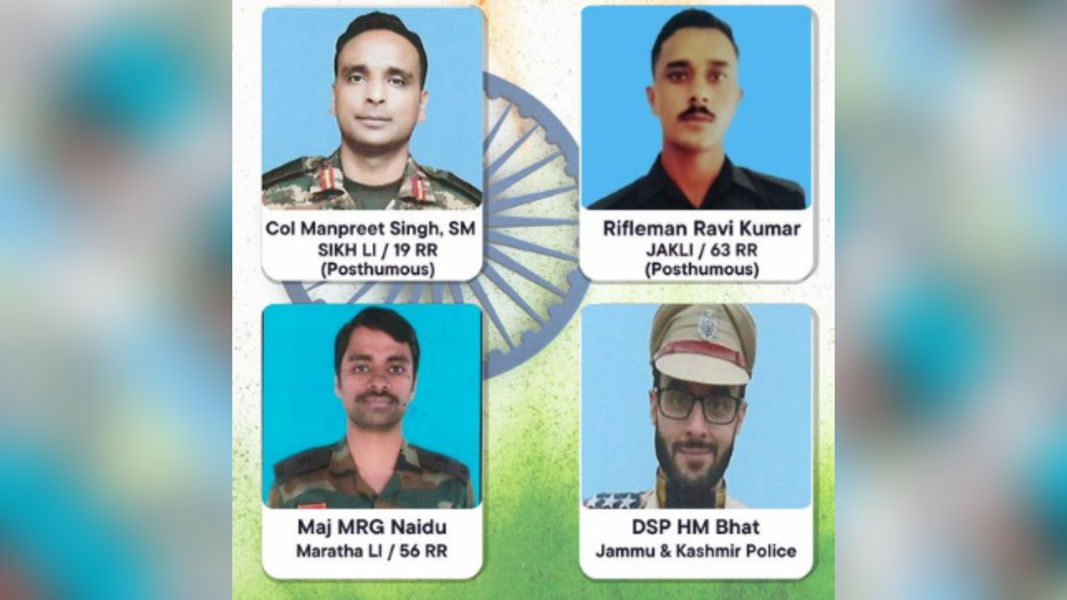 Colonel Manpreet Singh, three others conferred Kirti Chakra – Statetimes