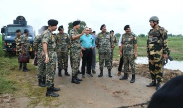 BSF DG visits flood-affected areas along Indo-Pak border in Jammu ...
